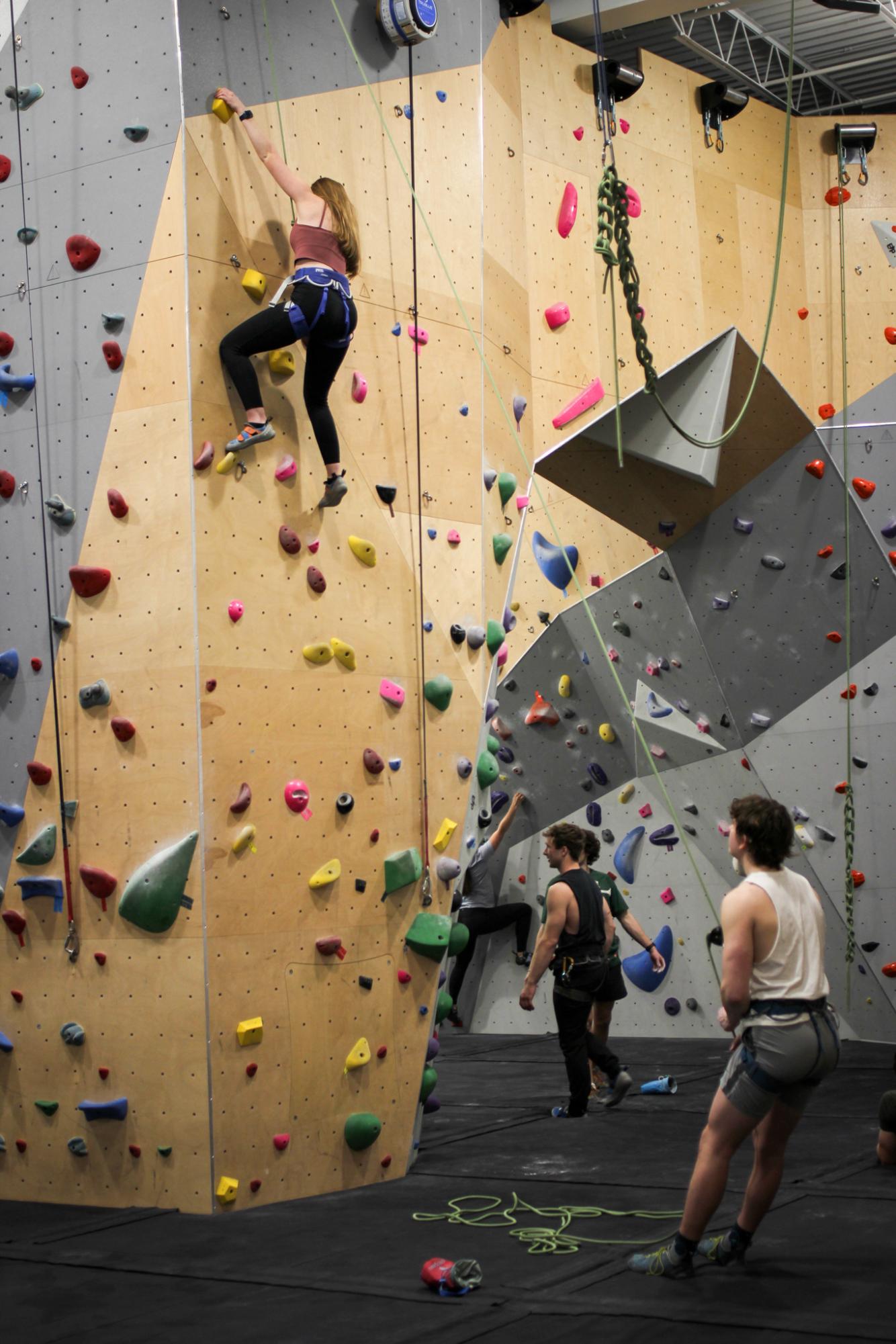 Photo Series: The REC's new climbing gym - The Racquet Press